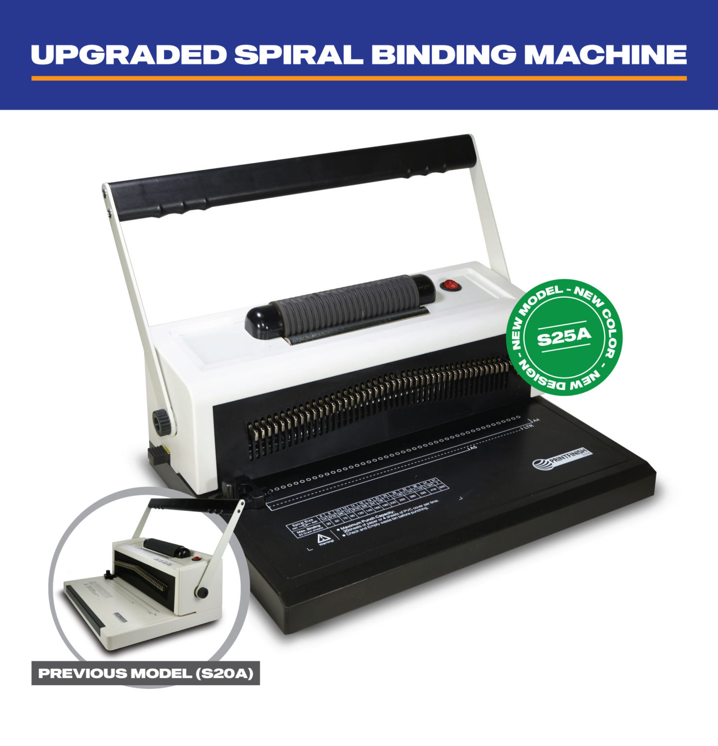 CoilBind S25A Spiral Coil Binding Machine - PRINTFINISH CoilBind S25A Spiral Coil Binding Machine - PRINTFINISH